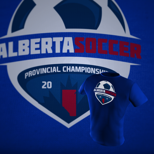 Alberta Soccer Provincial Championships Logo | Clothing or apparel contest