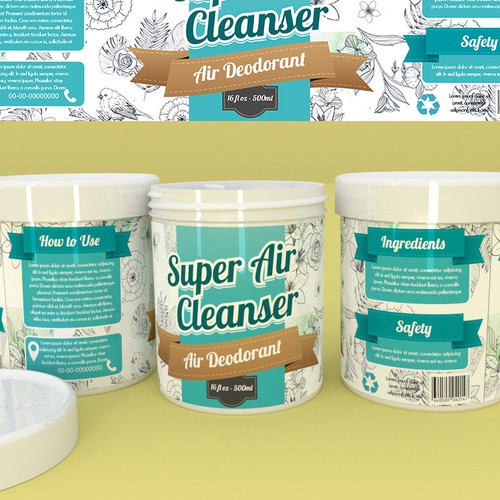 Air Freshener/ Odor Remover Label Design (*Product Name Changed ...