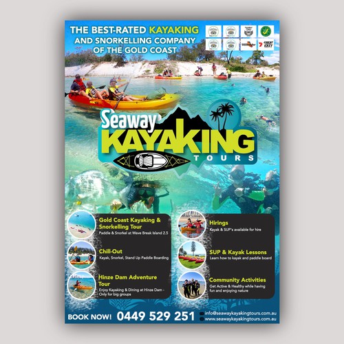 Designs | Flyer to incentive viewers to adventure themselves with us in ...