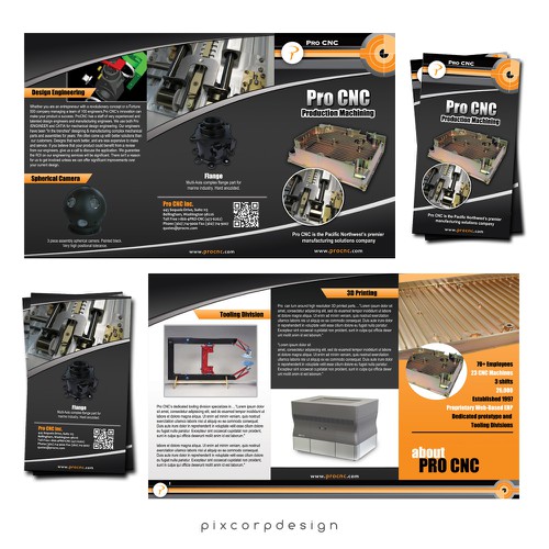 Help Pro CNC with a new brochure design | Brochure contest