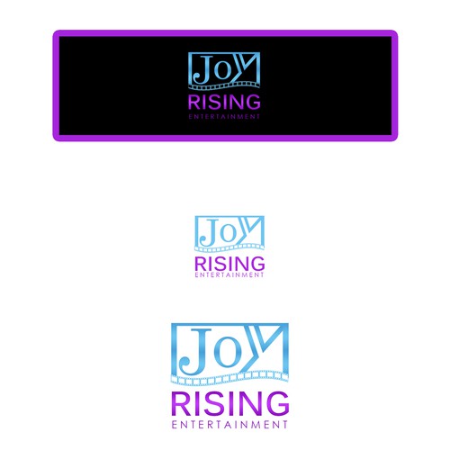 design an illustration that focus around the word JOY with RISING ...