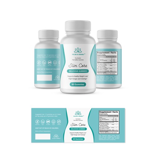 Designs | Design a label for new weight loss gummy for women | Product ...
