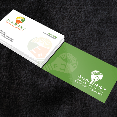 Create a Professional and Eye Catching Business Card for a New Solar ...