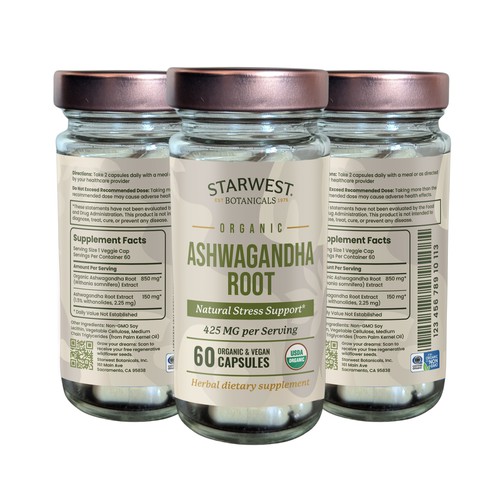 Designs | Organic Herb Capsule Label Design | Product packaging contest