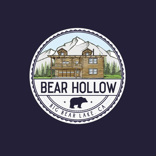 Designs | Design for a Rustic Mountain Lodge Retreat | Logo design contest