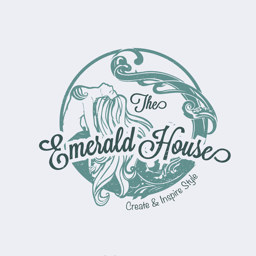 Design a Timeless Logo for The Emerald House - Majestic Mermaid | Logo ...