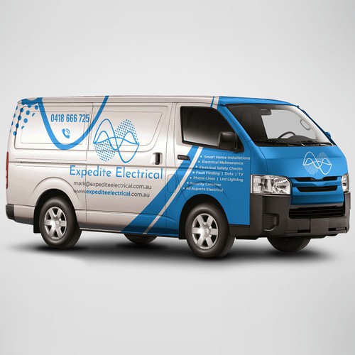 Designs | Electrician Toyota Hiace 2019 Van Wrap Design | Car, truck or ...