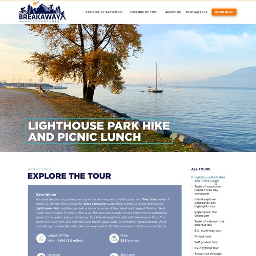 Designs | Design a website for outdoor adventure travel company | Web ...