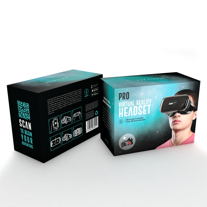 Design a Package for Utopia 360° Pro VR Headset | Product packaging contest
