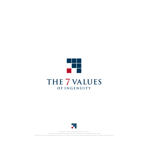 The 7 Values of Ingenuity | Logo design contest