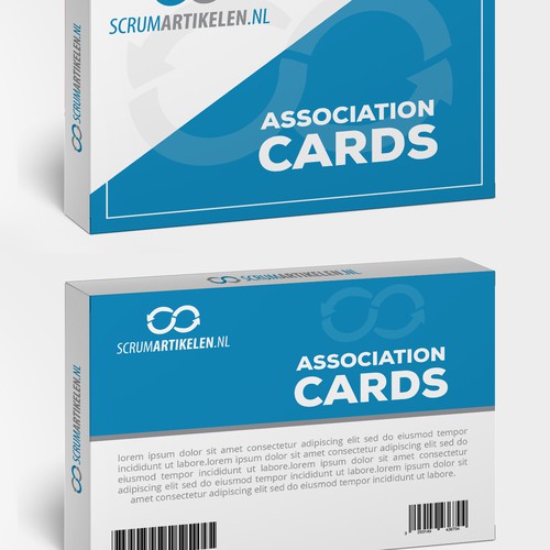 Create a nice Box design and backside of card design for Association ...