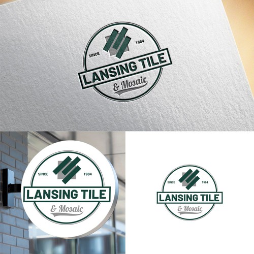 Designs | Lansing Tile & Mosaic Logo Update/Refresh for 40th ...