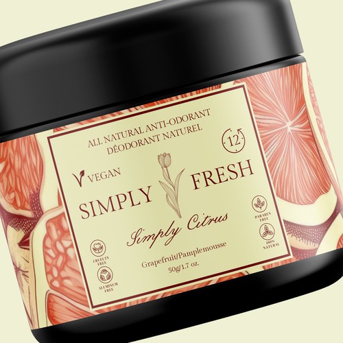 Designs | Natural Deodorant with a bit of a rebellious touch | Product ...