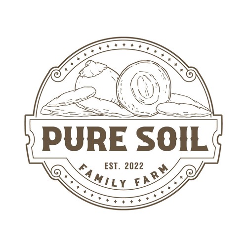 Designs | Design a vintage logo for a family farm produce to jar ...