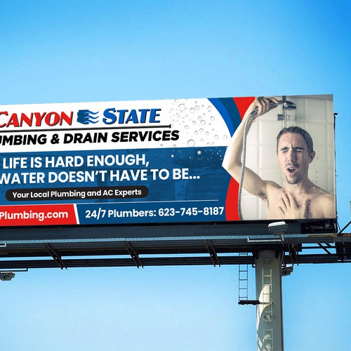 Designs | Fun Billboard Project For Plumbing Company! ~ Get Creative ...