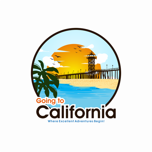 Design a eye popping new logo for Going to California new California ...