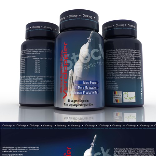 design a label with a REAL rocket launch! | Product label contest