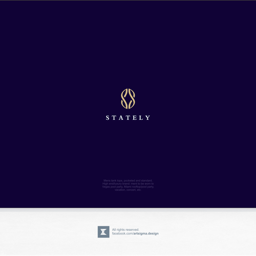 Create a Mens Luxury Tank Top Logo for Stately! | Logo design contest