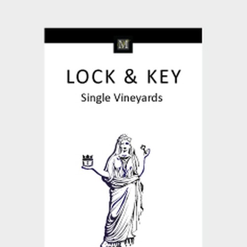 "Lock & Key" wine brand needs a premium, contemporary label | Print or ...