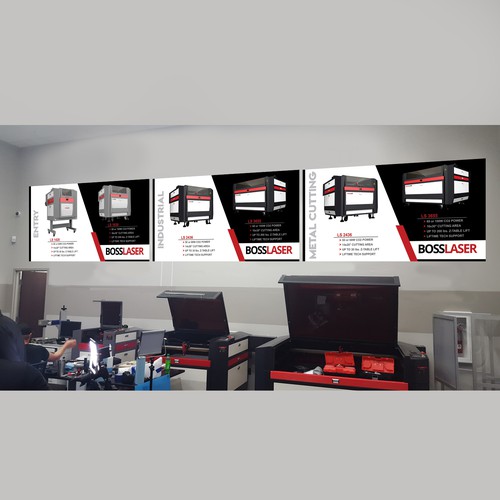 Design 4x8' Laser Machine Banners | Poster contest