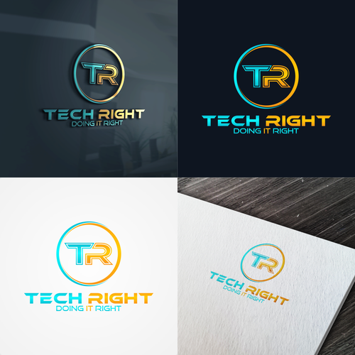 TechRight needs a smart memorable Logo | Logo design contest