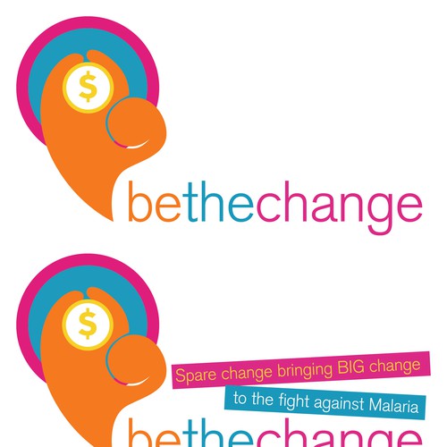 Logo for "Be The Change" Fundraising Campaign | Logo design contest
