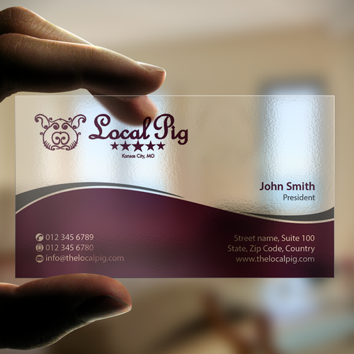 Local Butcher Shop - Business Card | Business card contest