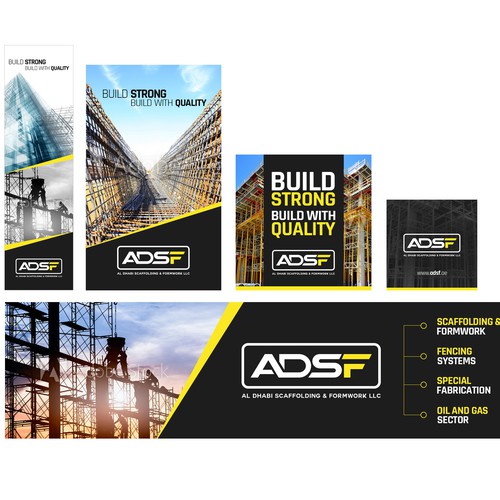 Construction Company Banner Advertisement | Signage contest