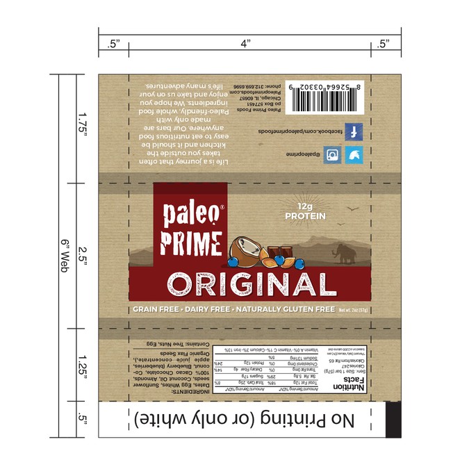 Design our Paleo Protein bar wrap | Product packaging contest