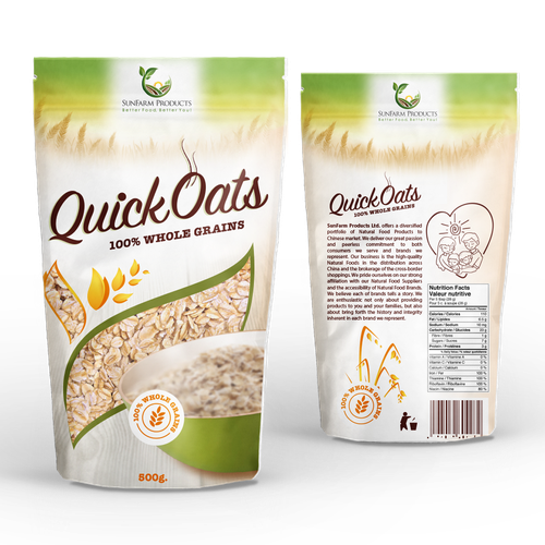 Create a package for our new product-quick oats | Product packaging contest