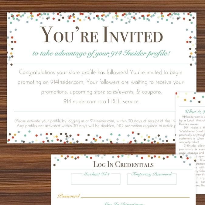 914 Insider Invitation | Card or invitation contest