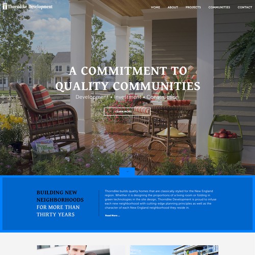 Designs | Real Estate Development Website Refresh | Web page design contest