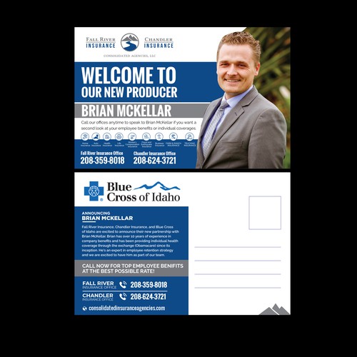 Designs | Attention grabbing postcard announcing new producer ...