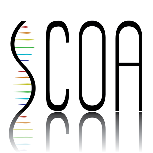 Create a professional logo for SCOA that combines our scientific ...