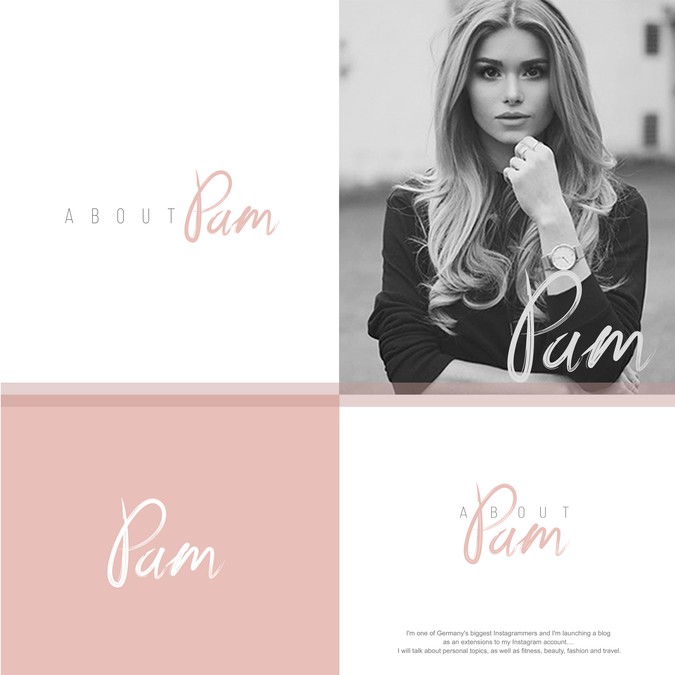 Feminine but professional logo for my Blog. | Logo design contest