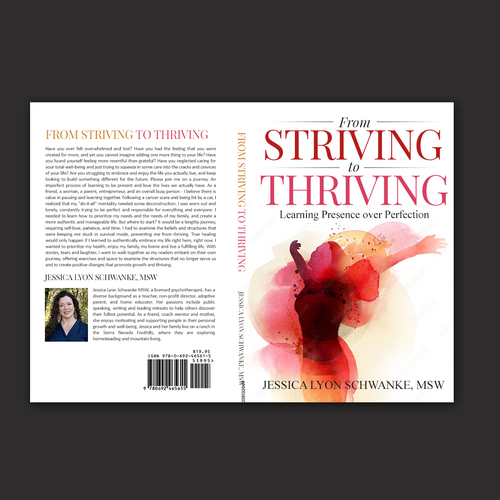 Designs | From Striving to Thriving (Book Cover Design Contest ...