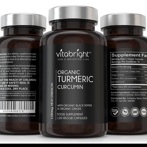 Designs | Minimalist Supplement Label | Other design contest