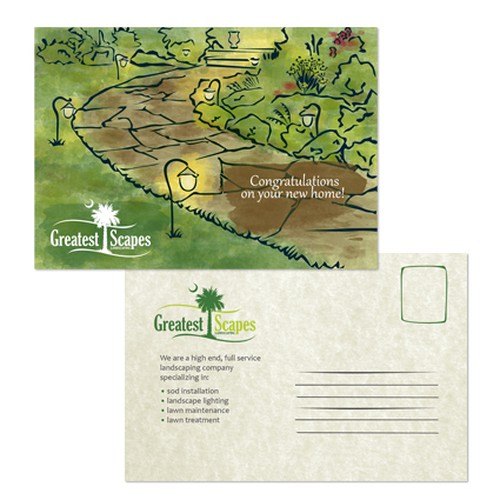 Create a postcard/flyer for Greatest Scapes Landscaping | Postcard ...