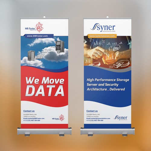 Design 2 Vertical Banners for a Government Technology Conference ...