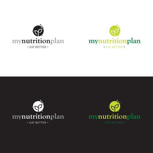 Create a logo with a happy, healthy, organic vibe for My Nutrition Plan ...