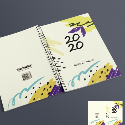 Inspire Teachers with new 2020 Teacher Planner Cover Design - contest 1 ...