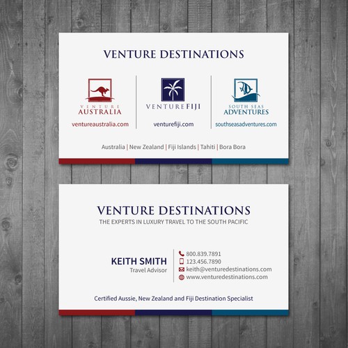 Design a Business Card for a Luxury Travel Brand (logos provided ...