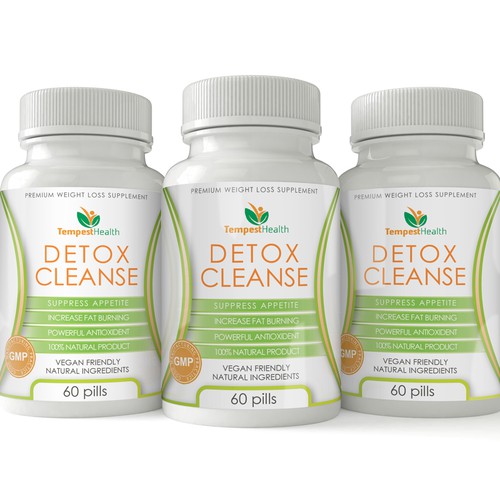 Tempest Health Detox Cleanse Label Design | Product label contest