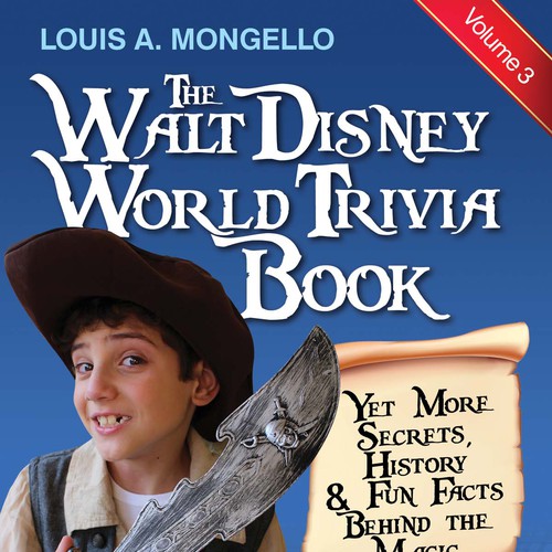 Designs | Walt Disney World Trivia Book cover | Book cover contest