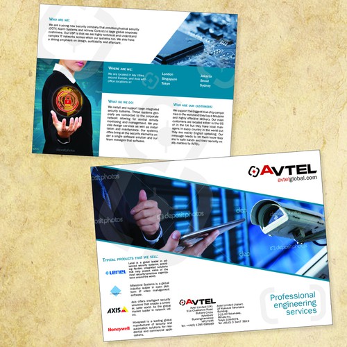 AVTEL soft brochure design | Brochure contest