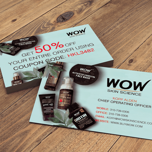 WOW Skin Science Business Cards | Logo & business card contest