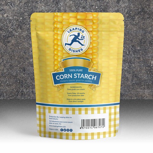 Designs | Need a BOLD DESIGN FOR CORN STARCH IN RESEALABLE BAG ...
