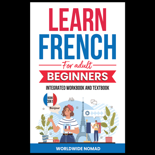 Designs | Creative cover for teaching French | Book cover contest