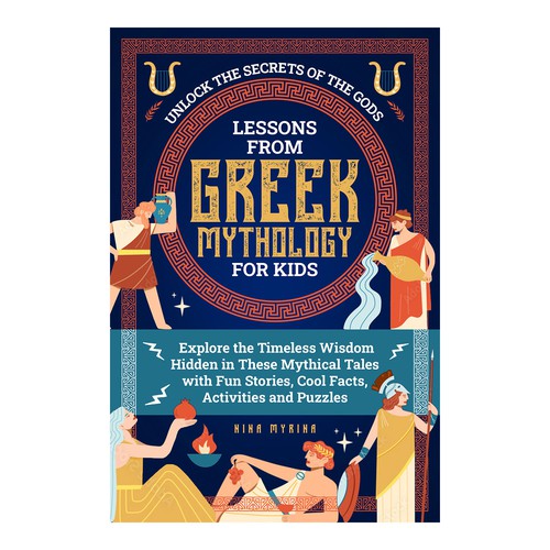 Designs | An eye-catching book cover design on Greek mythology for kids ...
