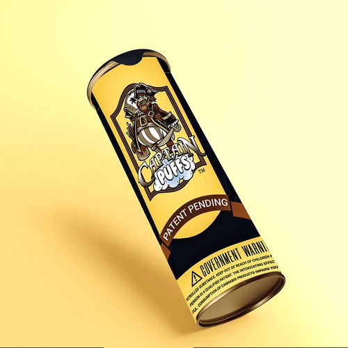 Captain Puffs Label Full Re-Design | Product packaging contest